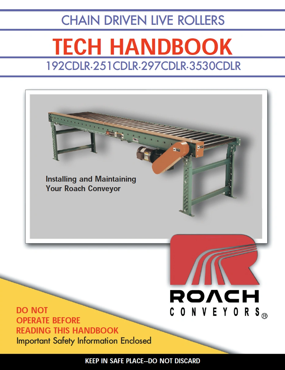Chain Driven Live Rollers - Pacific Conveyors