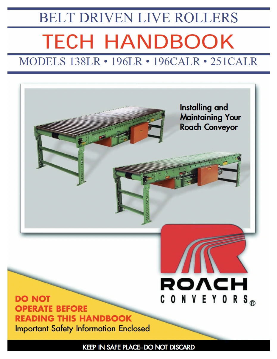 Belt Driven Live Rollers - Pacific Conveyors